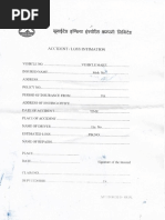 New India Motor Claim Intimation Form | PDF