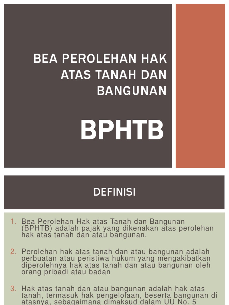 BPHTB | PDF