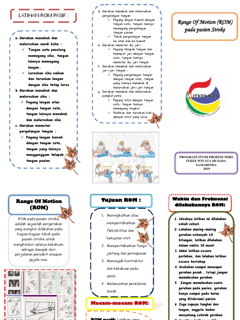Leaflet Rom Pada Stroke | PDF