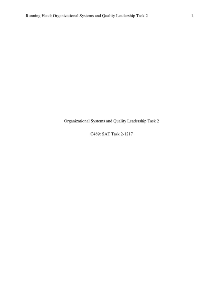 Addressing Systemic Issues to Prevent Future Sentinel Events: A Root ...