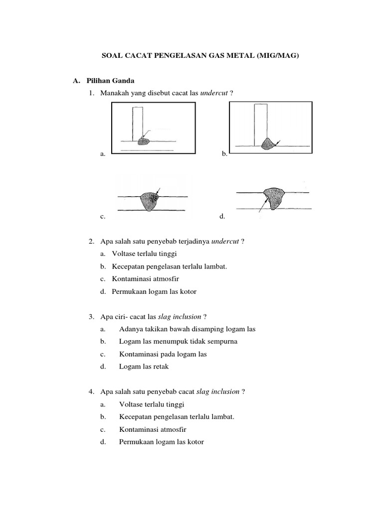 Soal dan Solusi Cacat Pengelasan | PDF | Griya & Taman