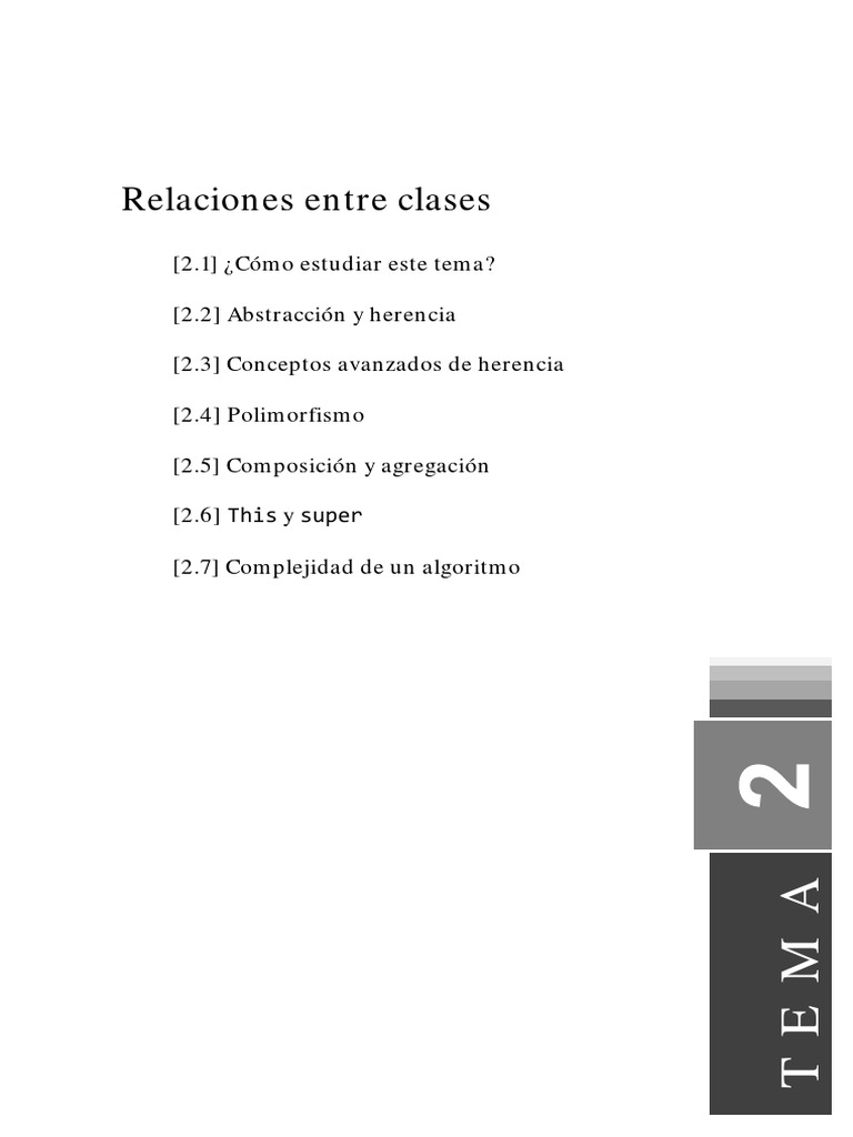 Tema 2 Relaciones Entre Clases-1 | PDF | Objeto (informática ...