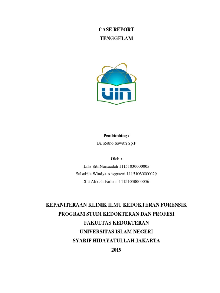 Case Report Tenggelam Lap. Kasus + Pendahuluan | PDF | Kesehatan Holistik
