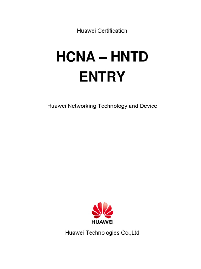 HCNA Entry v2.0 PDF | PDF | Internet Protocol Suite | Computer Network