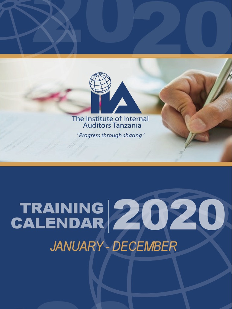 IIA Tanzania 2020 Training Calendar | PDF | Internal Audit | Business