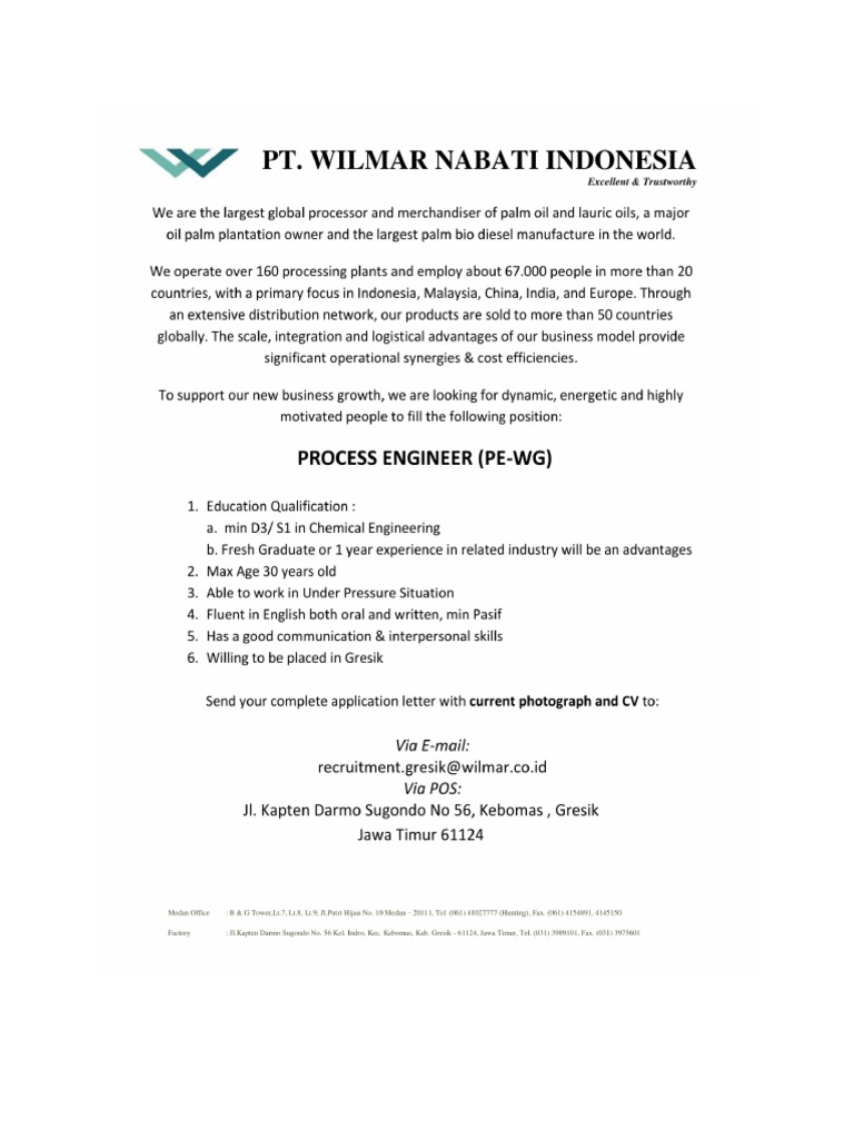 Tugas Bing Job Vacancy | PDF | Academia | Engineering