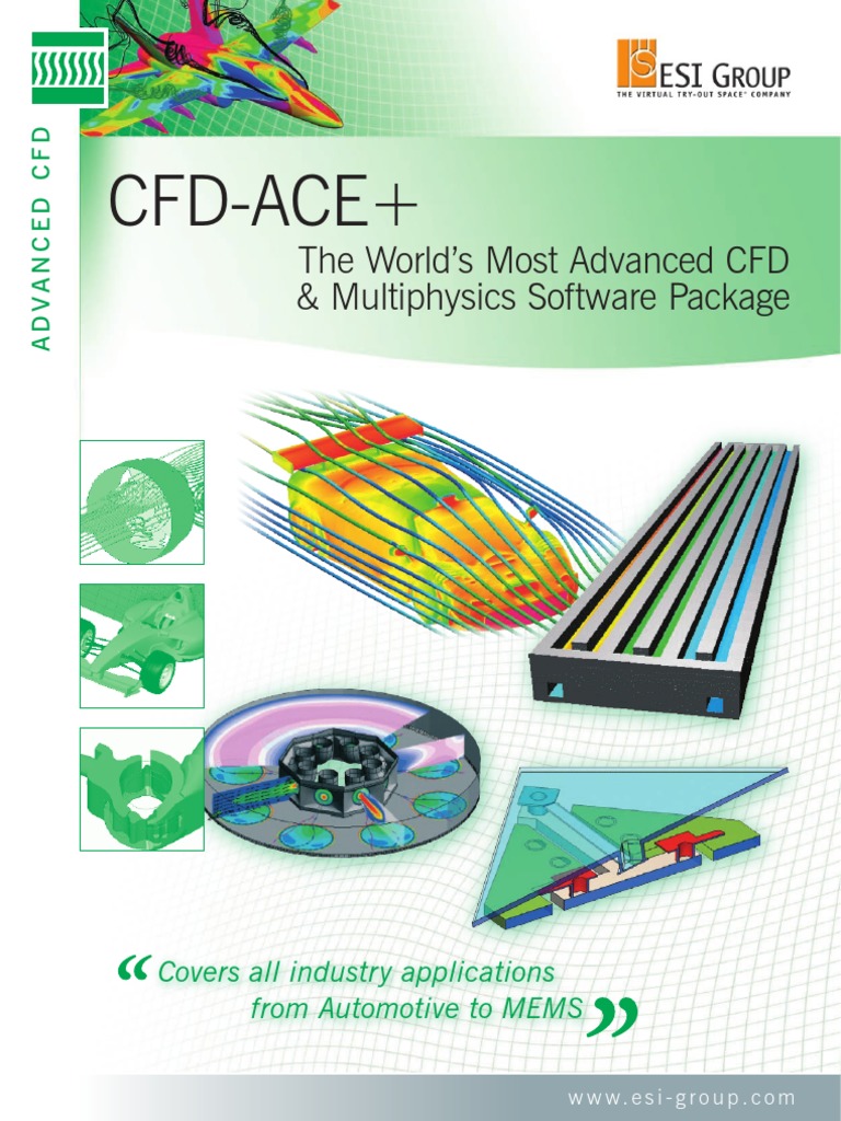 Brochure CFD-ACE+ | PDF | Computational Fluid Dynamics | Computer Aided Design
