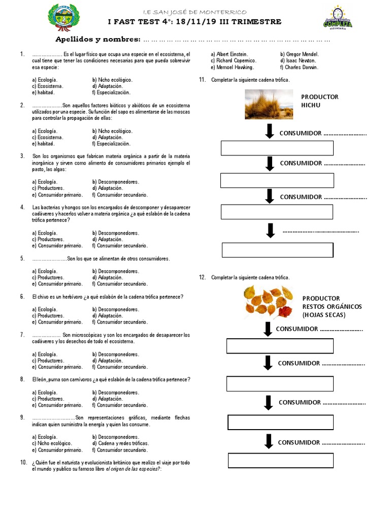 Modelo de Fast Test | PDF | Ecología | Menstruación