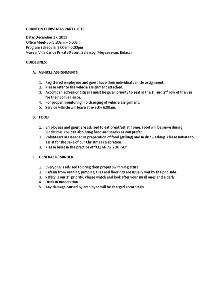 Christmas-Party-Memo