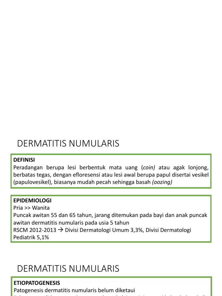 Dermatitis Numularis | PDF