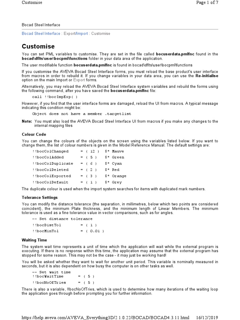 Bocad Steel Interface | PDF | Graphical User Interfaces | Computer File