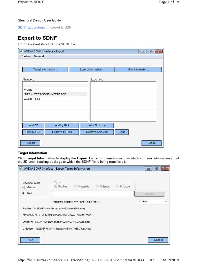 Export SDNF | PDF | Menu (Computing) | Computer File