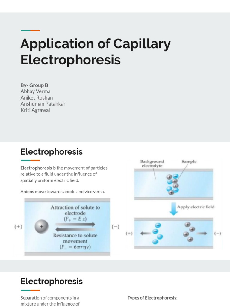 Capillary Electrophoresis | PDF | Capillary Electrophoresis ...
