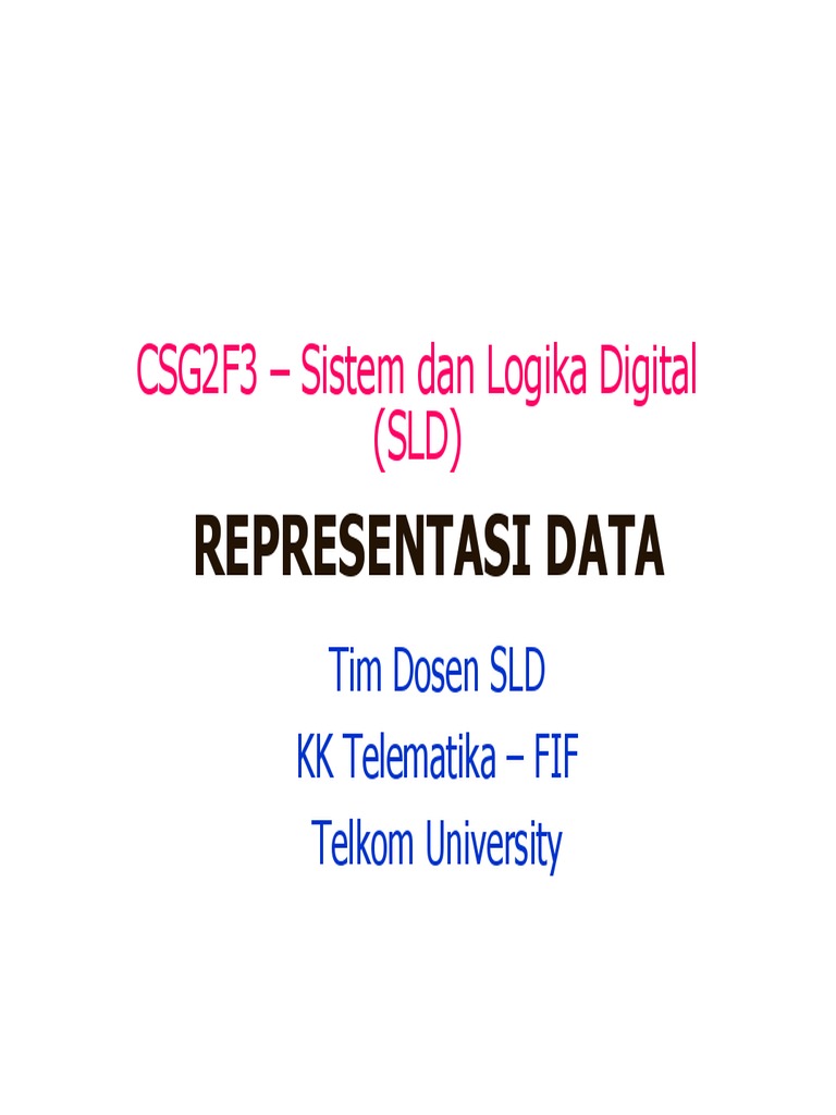Representasi Data PDF | PDF