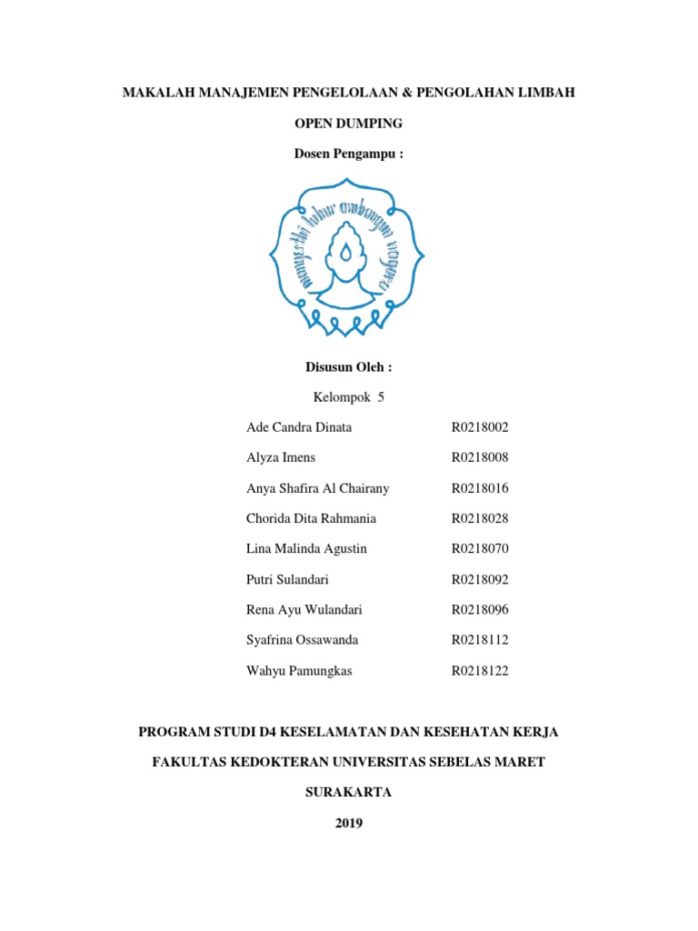 Kelompok 5 - Open Dumping | PDF