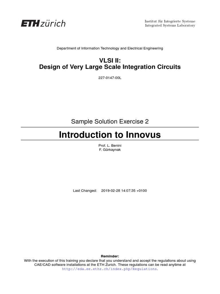 Introduction To Innovus | PDF | Logic Gate | Computer Keyboard