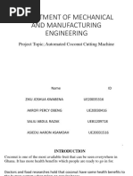 Dehusking Machine Research Paper | PDF | Belt (Mechanical) | Coconut