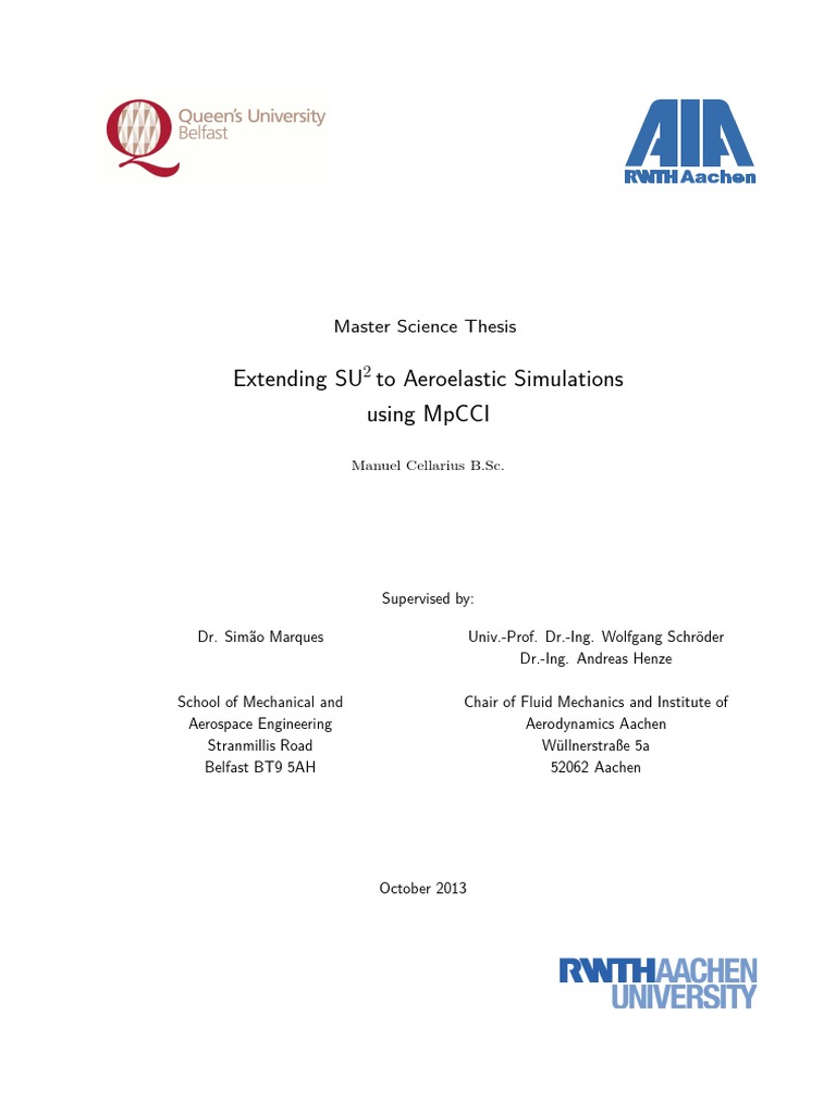 Su2 and Precice | Download Free PDF | Computational Fluid Dynamics | Matrix (Mathematics)