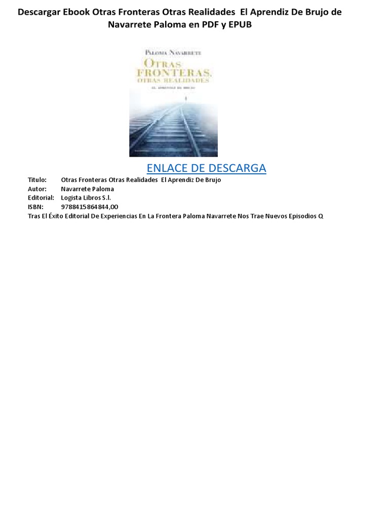Otras Fronteras Otras Realidades El Aprendiz de Brujo de Navarrete ...