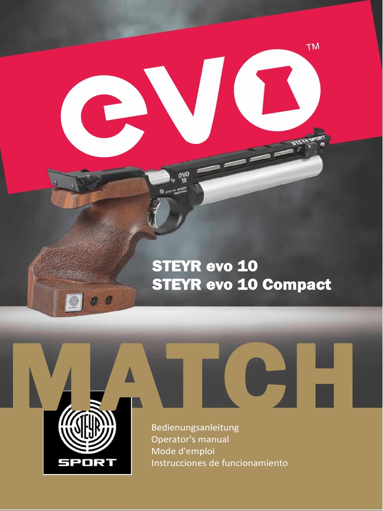BA STEYR EVO 10 en | PDF | Trigger (Firearms) | Gun Barrel