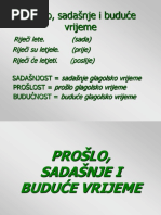 Glagoli Proslo Sadasnje I Buduce Vrijeme 4razred Kviz | PDF