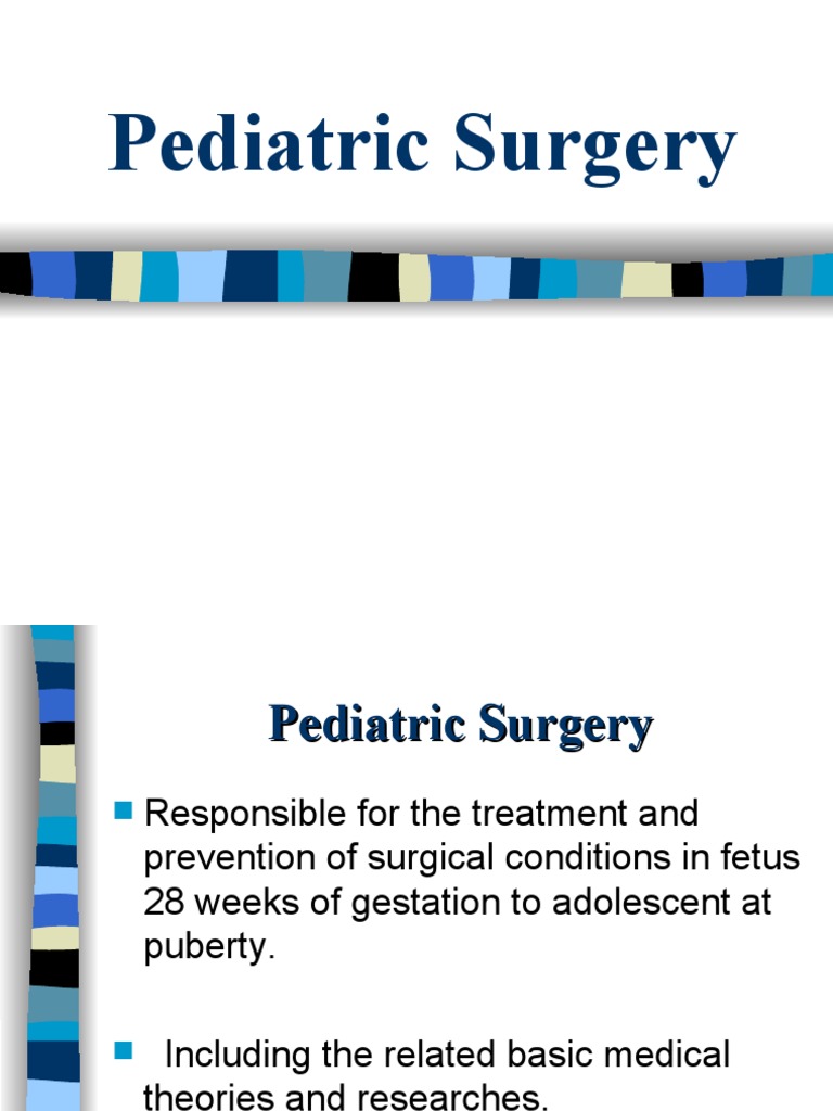 Pediatric Surgery | PDF | Medical Specialties | Gastroenterology