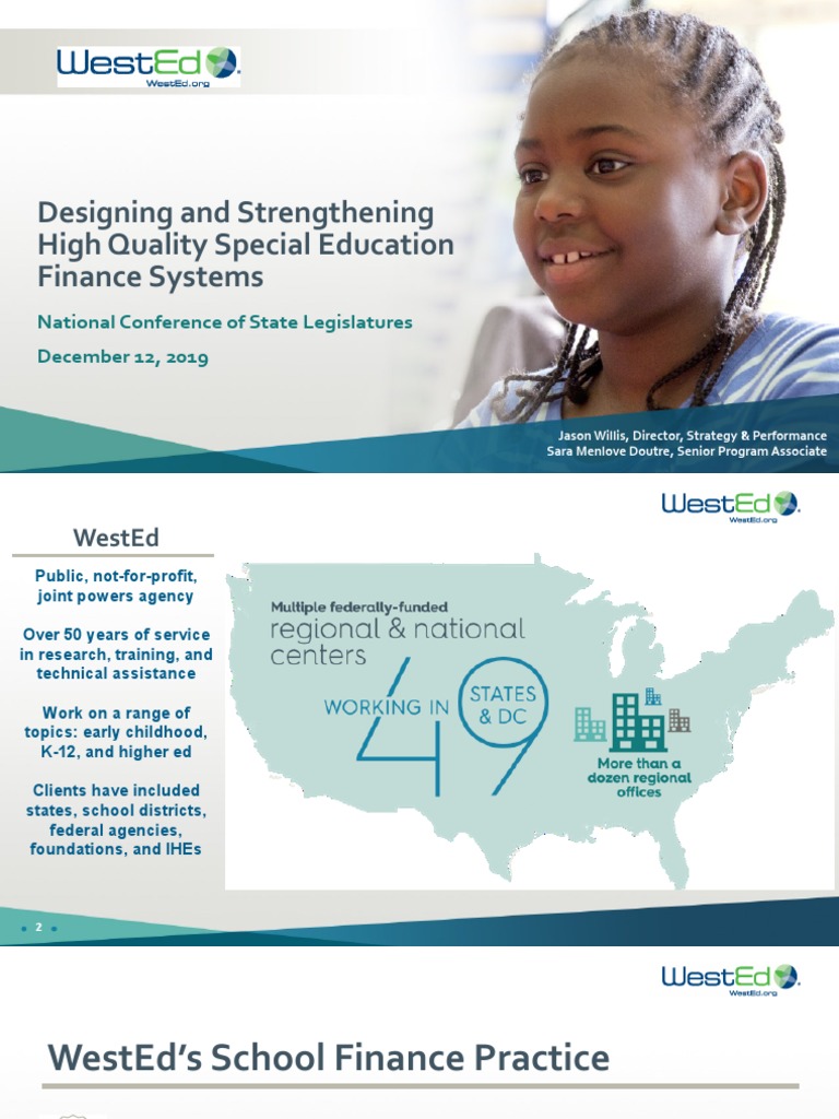 Designing and Strengthening High Quality Special Education Finance ...