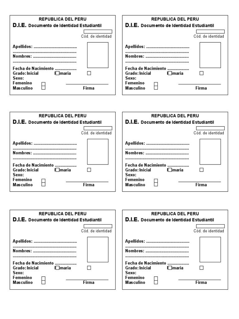 Modelo de DNI | PDF | Documento | Centroamérica