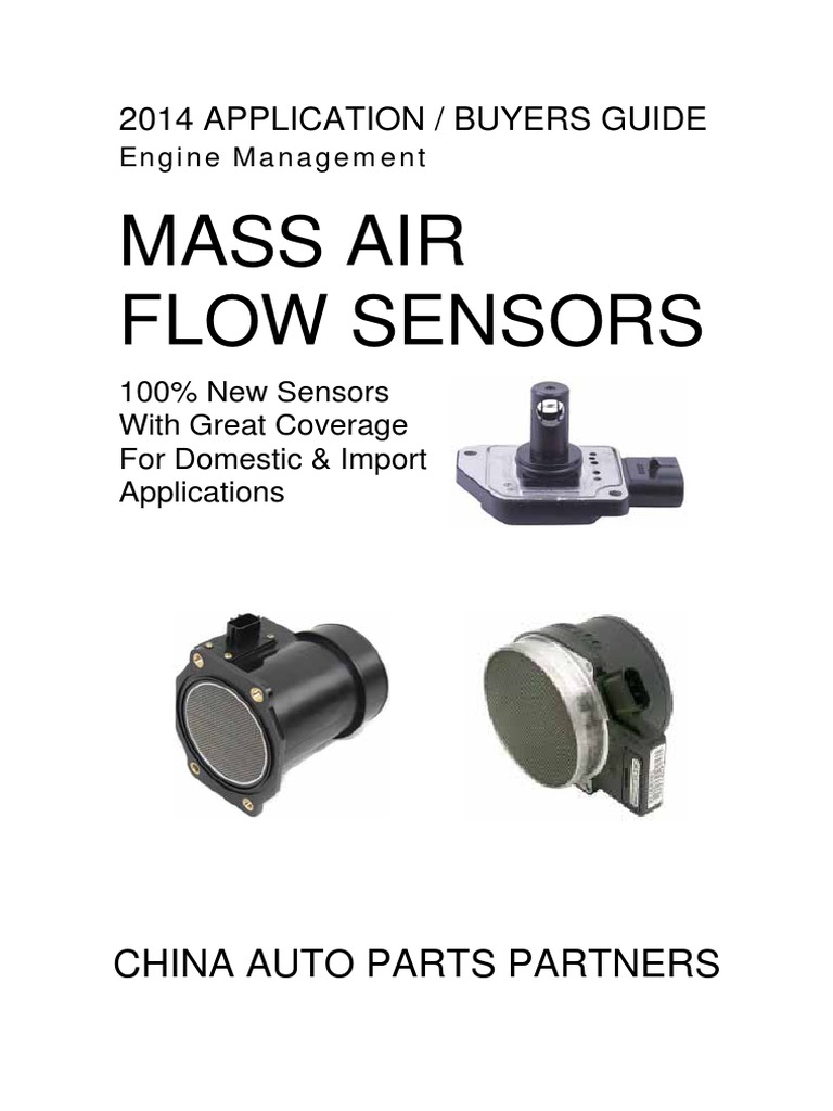 Catalogo Del Sensor Maf | PDF | Chevrolet Silverado | Pickup Truck