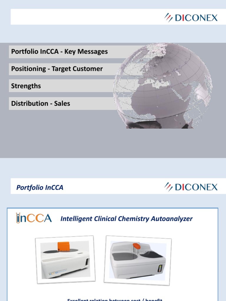 Clinical Chemistry Autoanalyzers Diconex Brand InCCA Models - 2019 ...