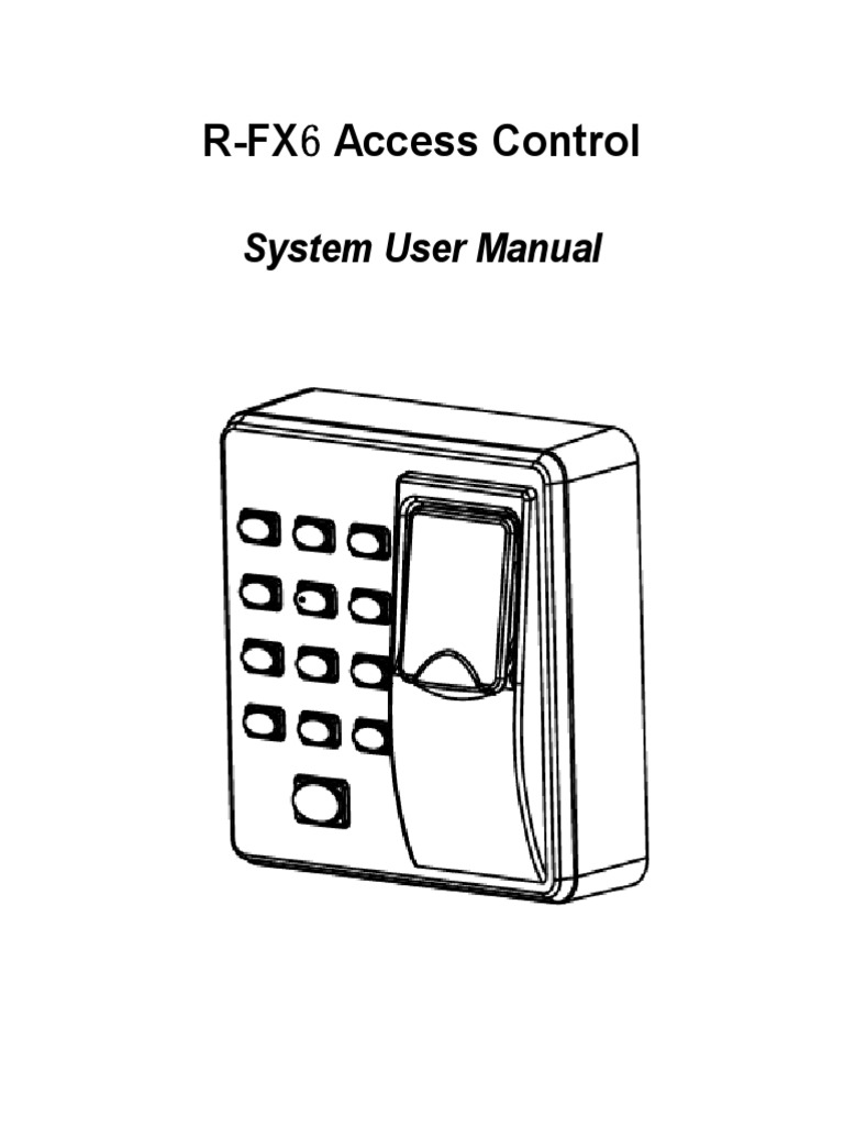 ZKT Eco X6 English | PDF | Access Control | Computer Engineering