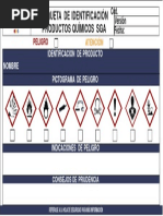 Etiqueta Seguridad Cloro | PDF | Industria química | Química de estado ...