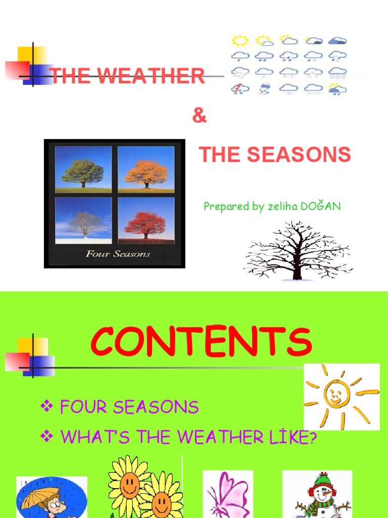 Weather and Seasons Overview | PDF