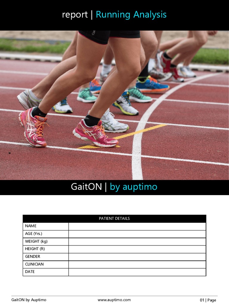Running Gait Analysis PDF | PDF