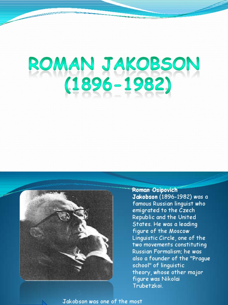 Roman JaKobson | PDF