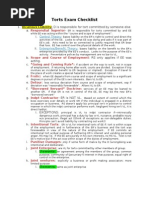 Torts Attack Outline | PDF | Negligence | Causation (Law)