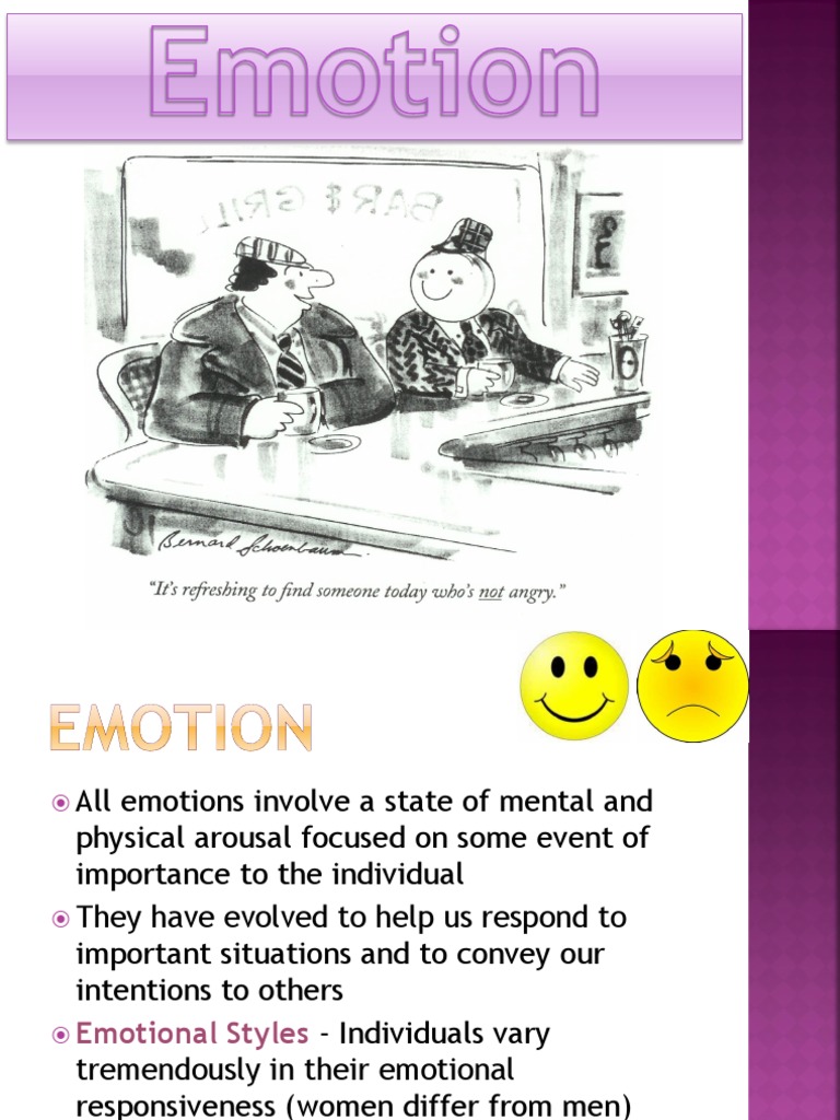 Emotion PowerPoint | PDF | Emotions | Happiness