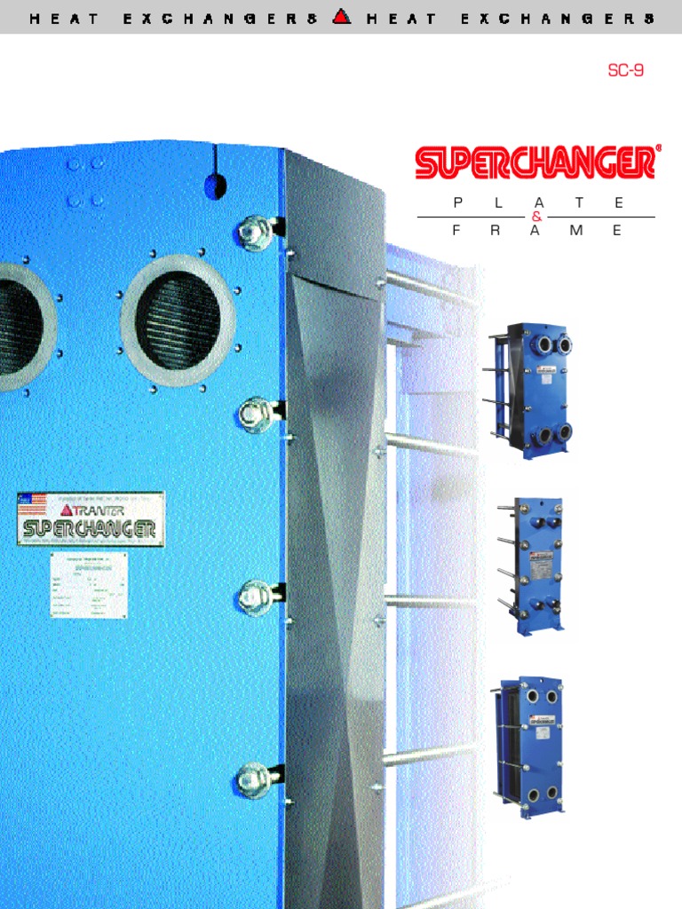 Superchanger Tranter | PDF | Heat Exchanger | Pipe (Fluid Conveyance)