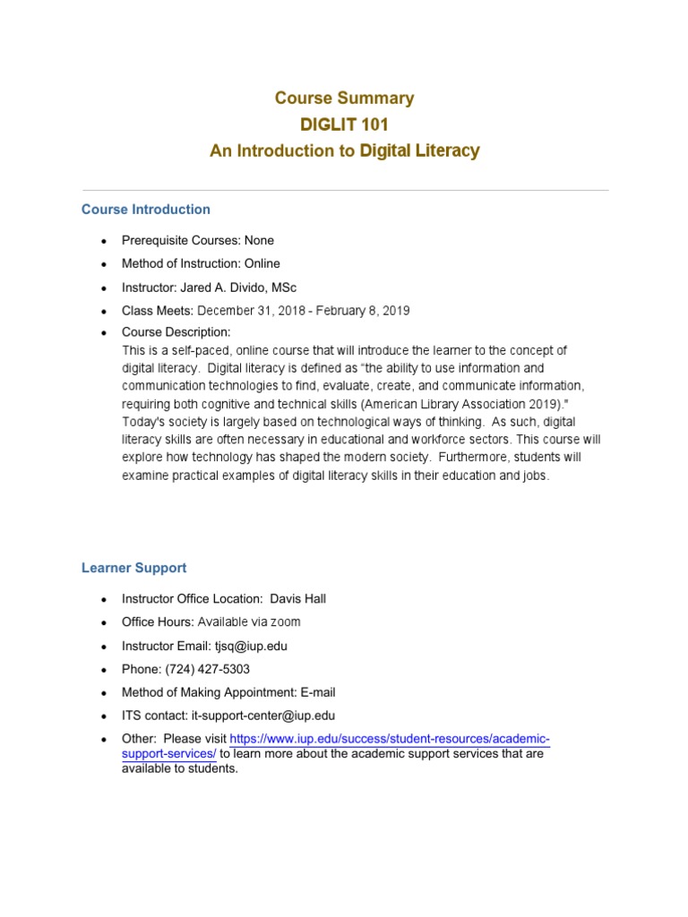 Diglit101 Ace610 Divido | PDF | Literacy | Learning