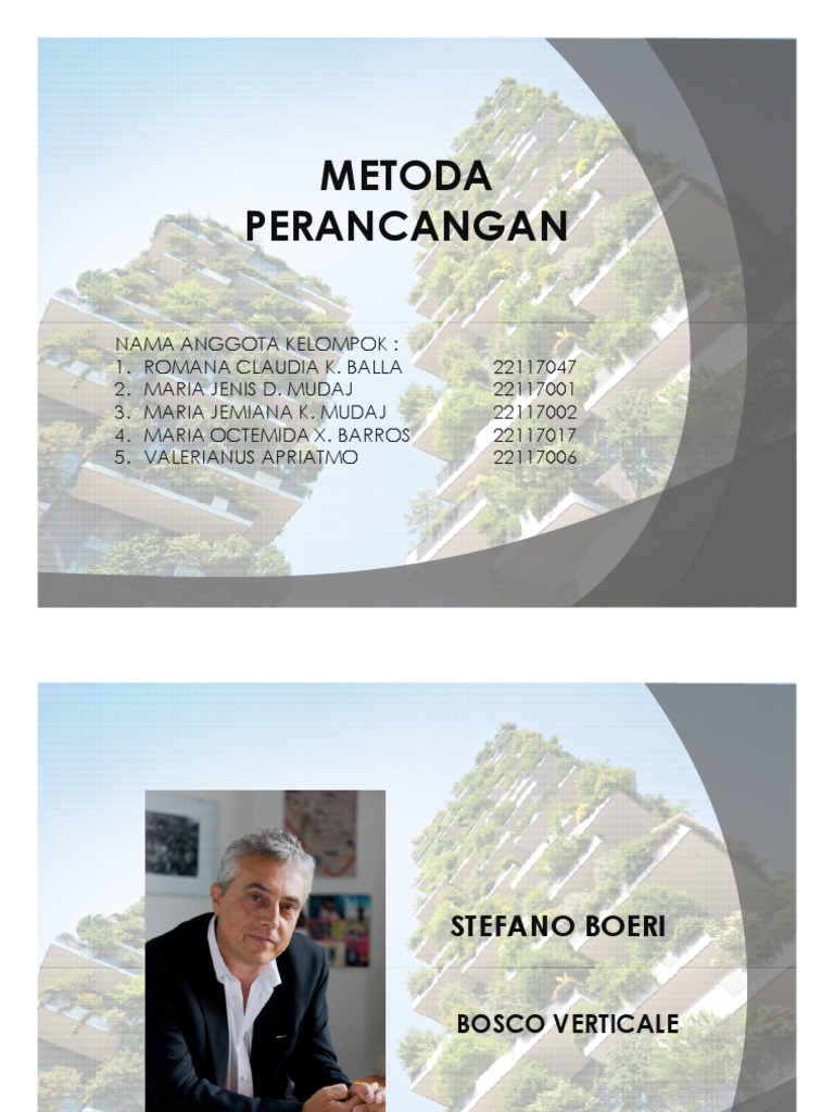 Bosco Verticale Presentasi. | PDF