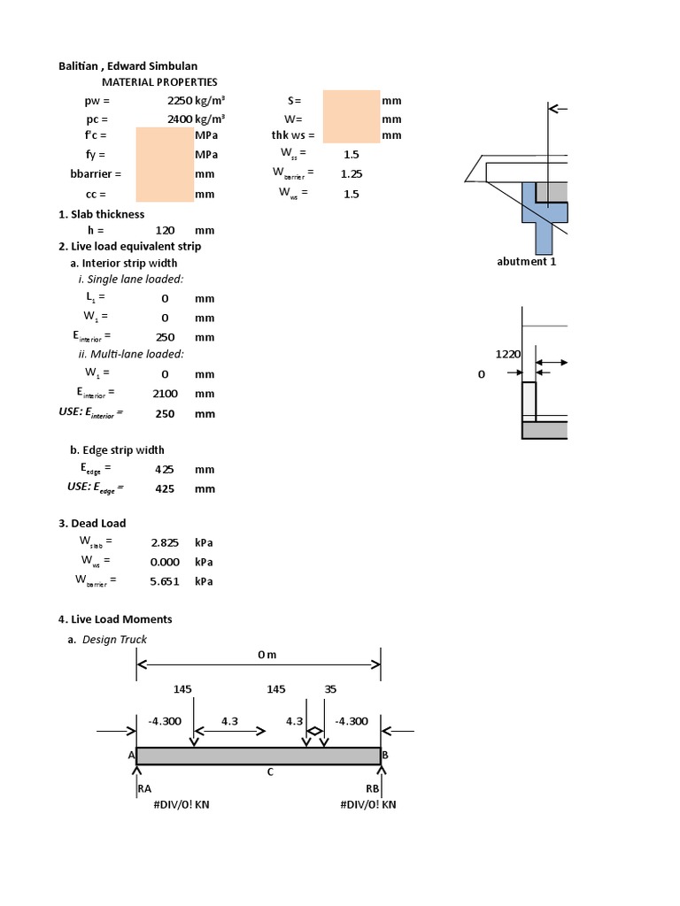 Bridge Design | PDF | Mechanical Engineering | Building Materials