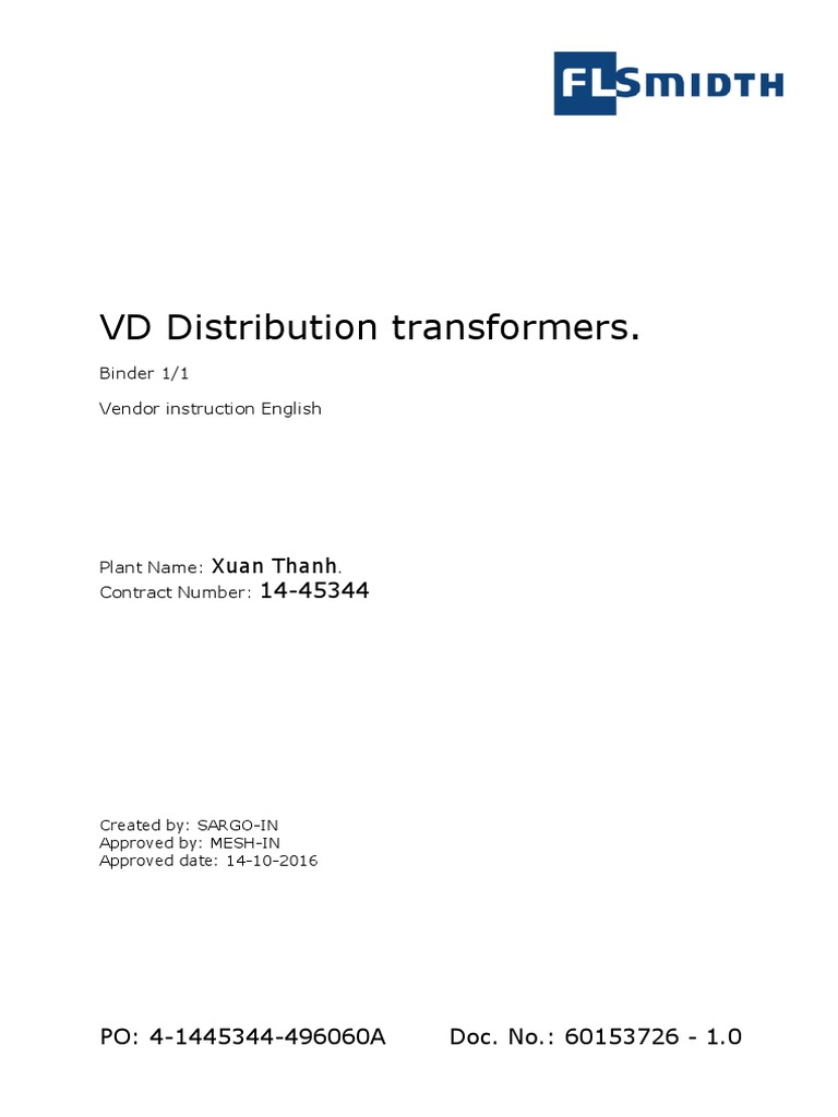 Distribution Transformers Siemens | PDF | Transformer | Alternating Current