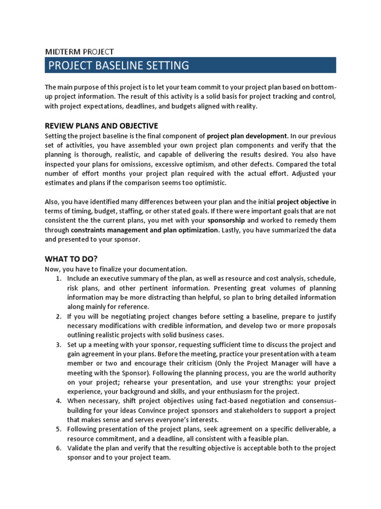 Midterm Project | PDF | Project Management | Risk Management