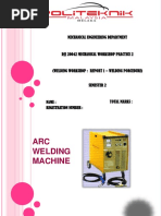 Arc Welding Workshop Report | PDF | Welding | Construction