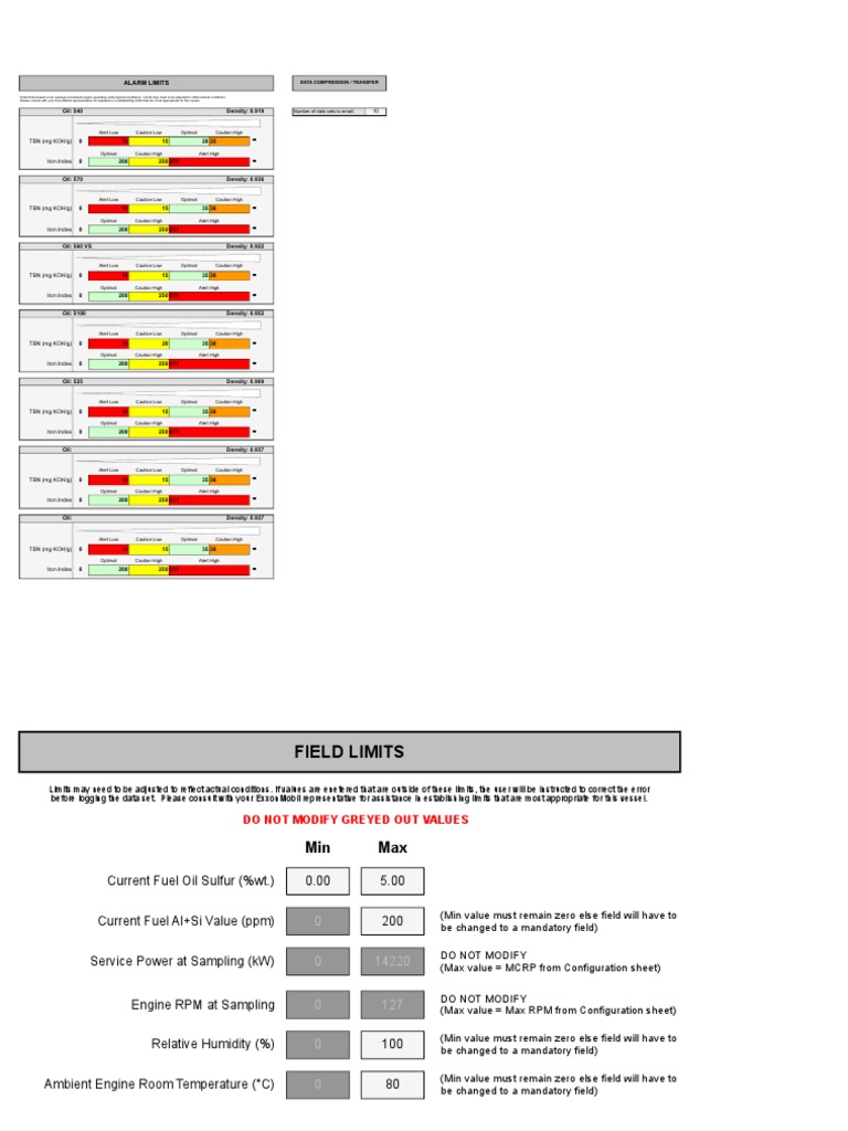 MobilGard Monitor Logbook v2 0 0 3 | PDF | Computer File | Microsoft Excel