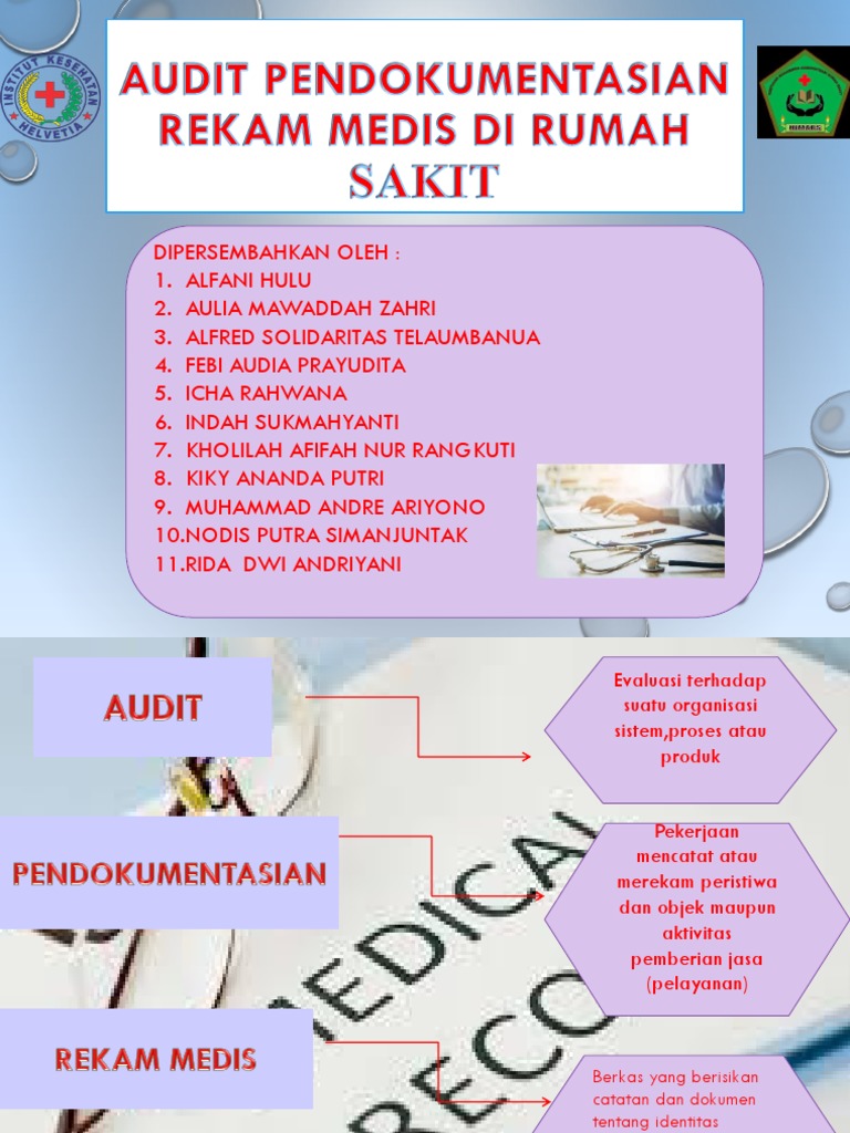 Audit Pendokumentasian Rekam Medis Di Rumah Sakit | PDF