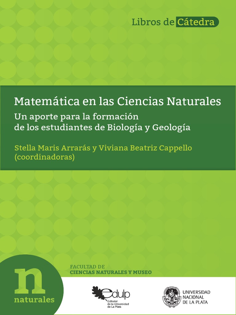 Matemática en Las Ciencias Naturales | PDF | Intervalo (Matemáticas ...