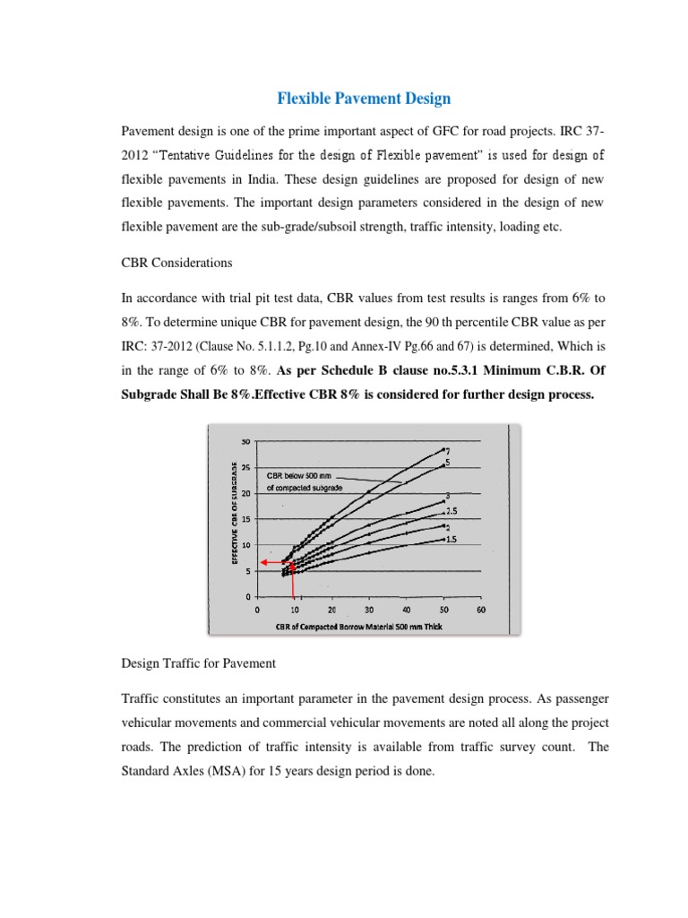 Flexible Pavement Design (Bus Bays and Truck Lay Byes) | PDF | Road ...