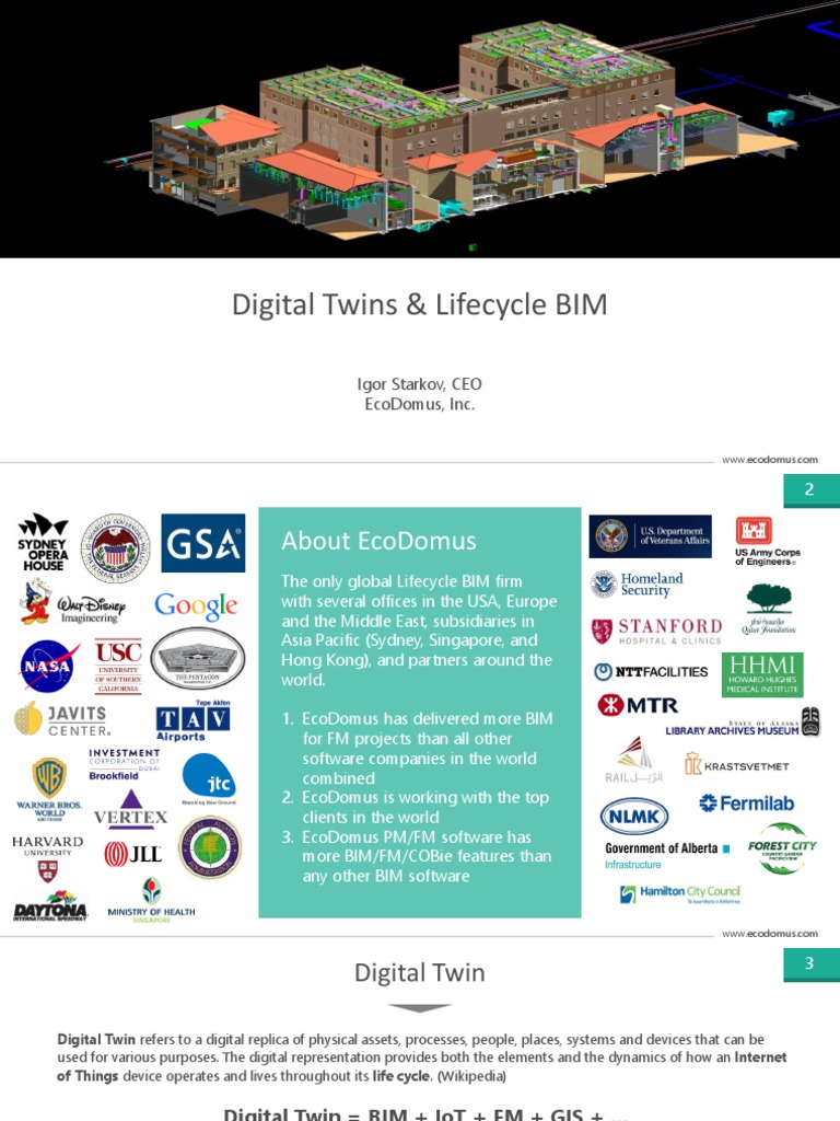 Igor Starkov - Digital Twins and Lifecyle BIM | PDF | Building ...