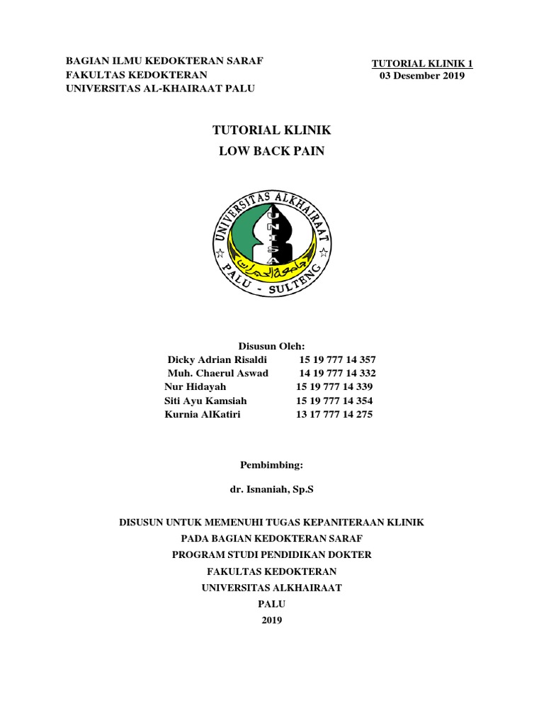 Tutorial Klinik Nyeri | PDF